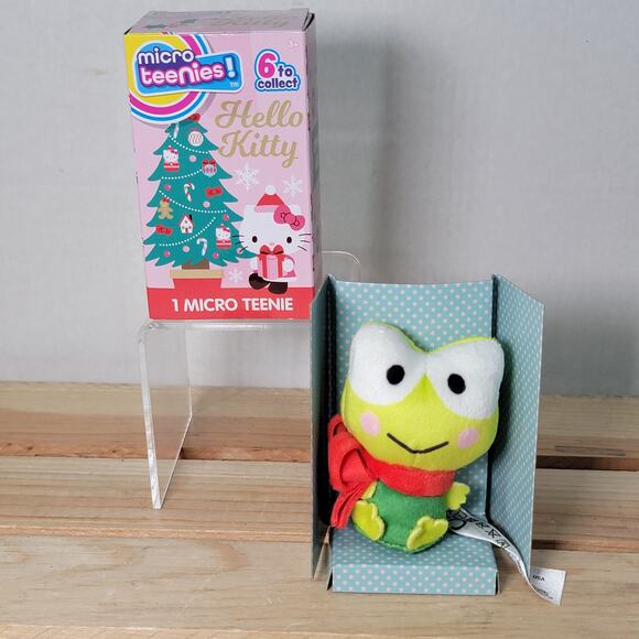 Hello Kitty | Toys | Hello Kitty Micro Teenies Christmas Keroppi Plush ...